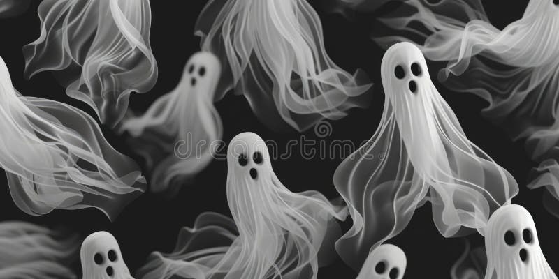 Group of ghosts stock photo. Image of mysterious, entity - 374308074