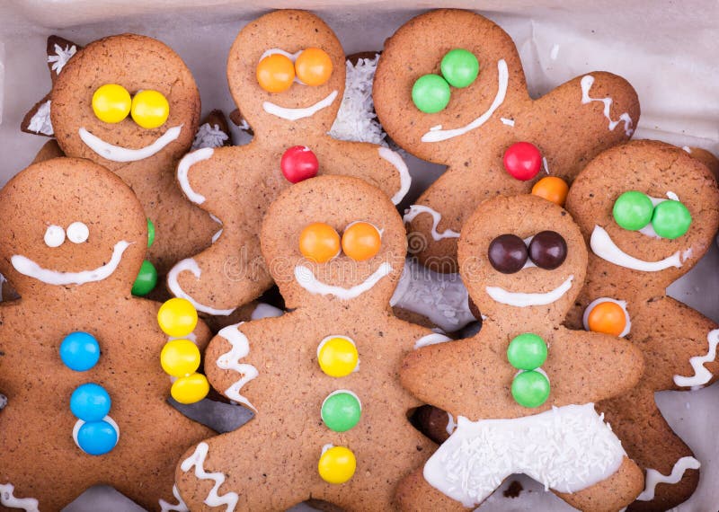 A group of gingerbread men stock photo. Image of friends - 103449434