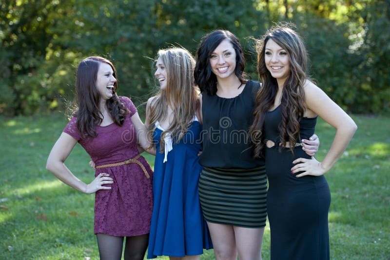 Group of Girls stock photo. Image of laughing, celebration - 50872122