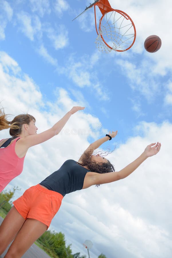 Group Girls Playing Basketball Stock Photo - Image of hispanic, latina ...