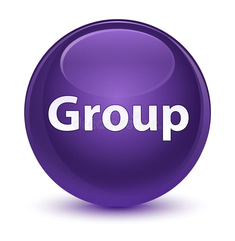 Group Glassy Purple Round Button Stock Illustration - Illustration of ...