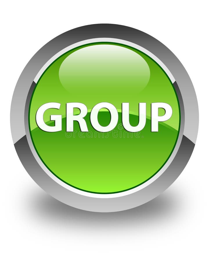 Group Glossy Green Round Button Stock Illustration - Illustration of ...