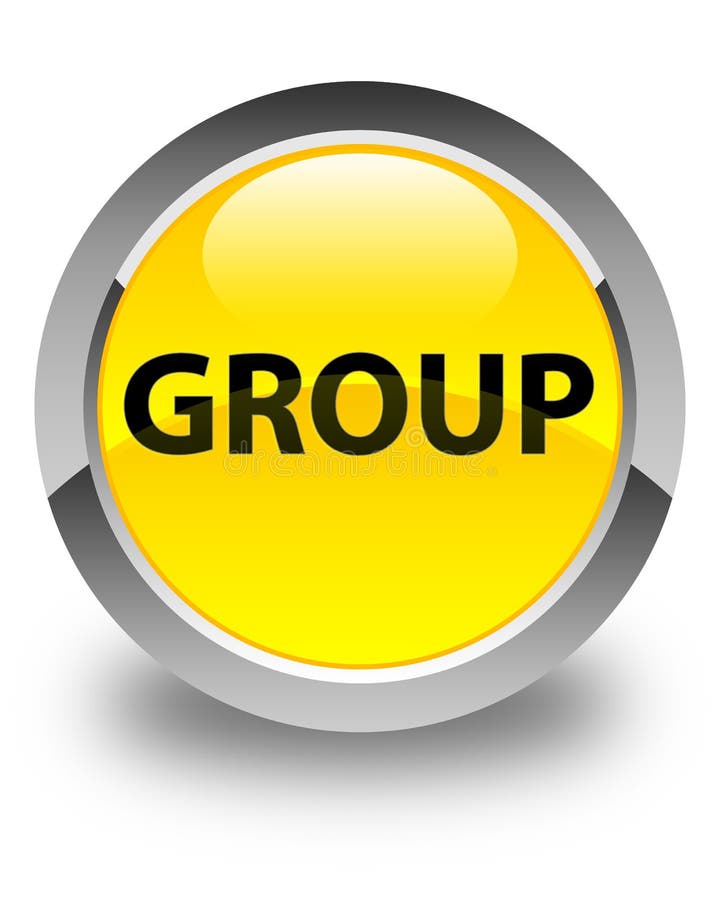 Group Glossy Blue Round Button Stock Illustration - Illustration of ...