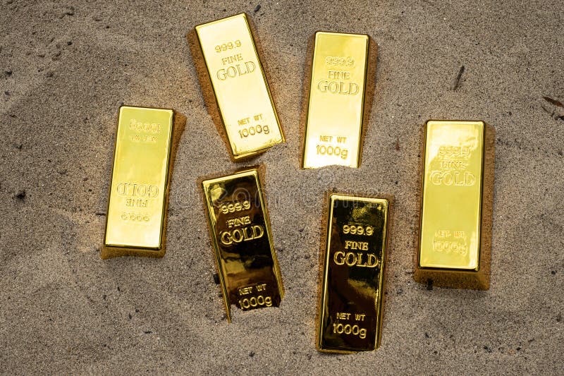 A group of gold bars stock image. Image of safe, stolen - 305235243