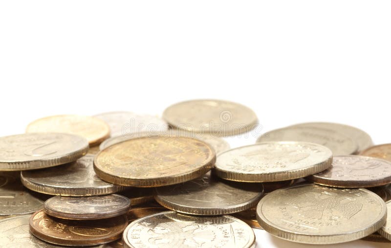 Group of gold coins stock photo. Image of path, wealth - 6801724