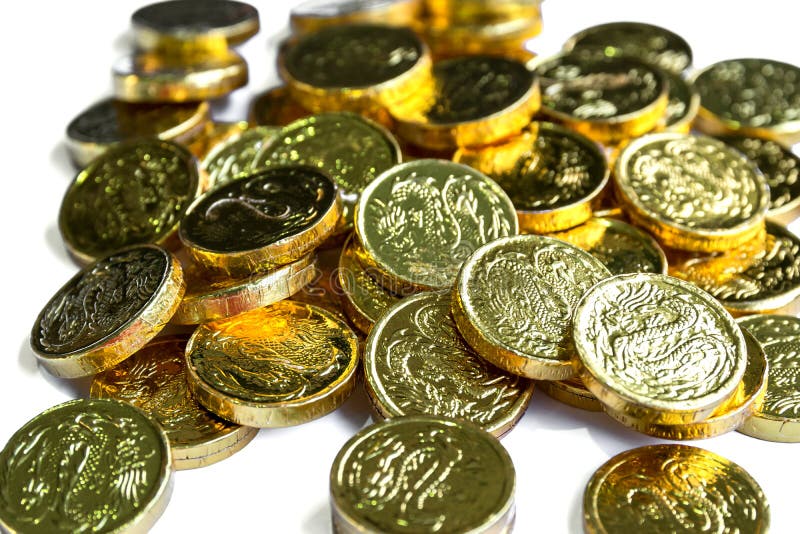 Group of gold coins. stock photo. Image of finance, golden - 66257284