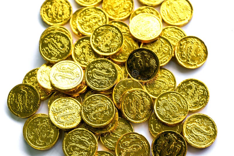 Group of gold coins. stock photo. Image of finance, golden - 66257284