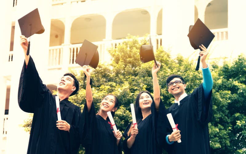 Group of graduate students stock photo. Image of student - 105985900