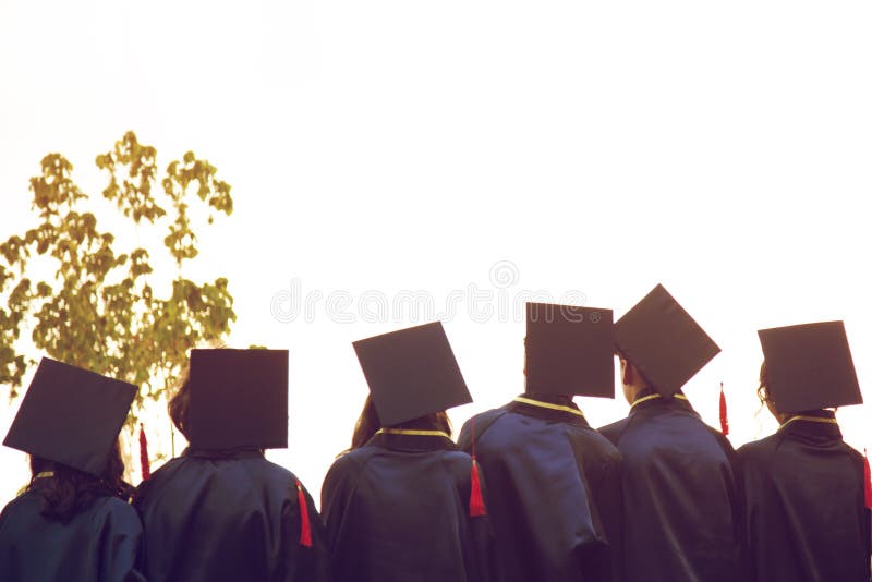 Group of Graduates during Commencement. Concept Education ...