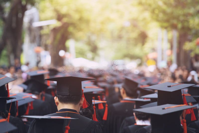 Group of Graduates during Commencement. Editorial Stock Image - Image ...