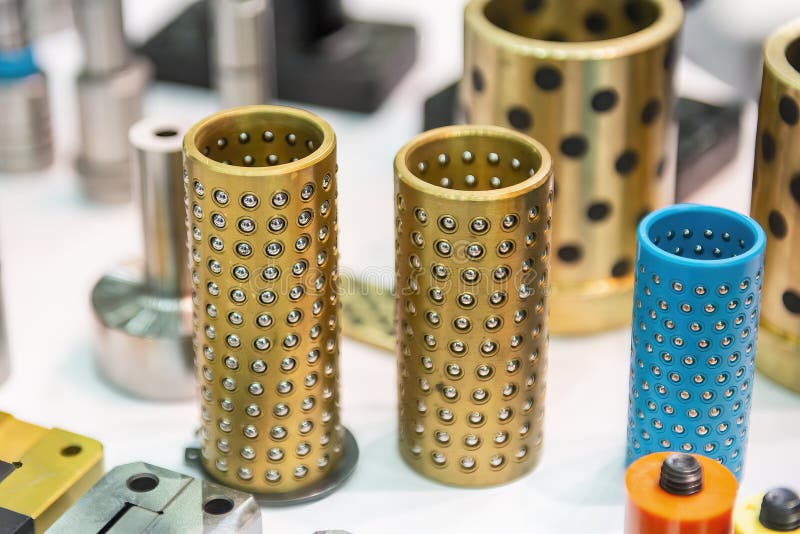 The Group of Guide Bush Made from Bronze Material and Ball Roller Stock ...