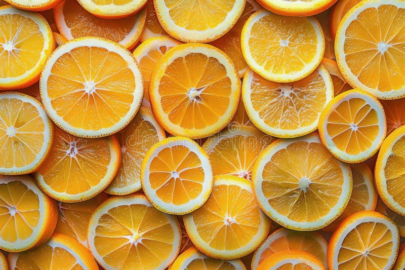 Group of Halved Orange Slices Stock Image - Image of appetizing, color ...
