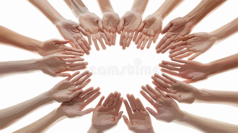A Group of Hands Shaping a Heart Form Together, Symbolizing Love and ...