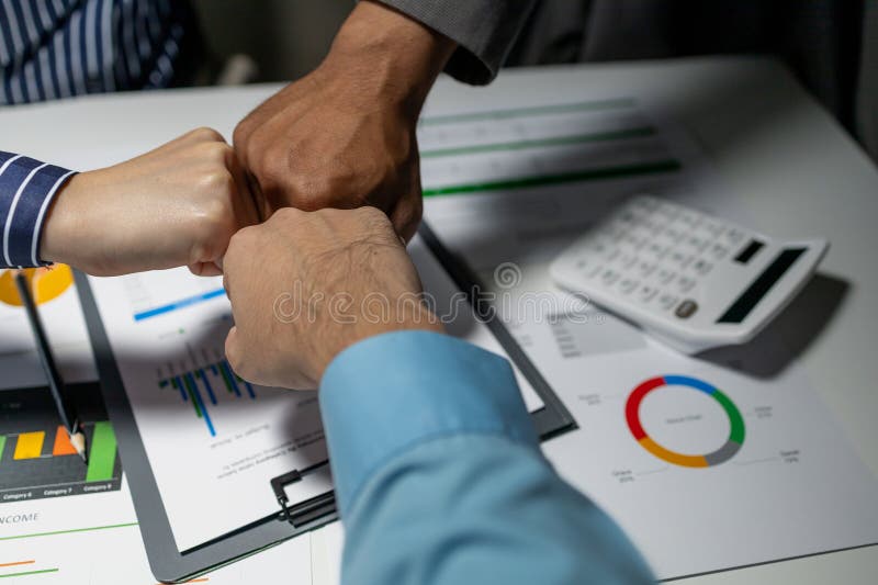 Group with Hands Together, Teamwork, Collaboration and Unity between ...