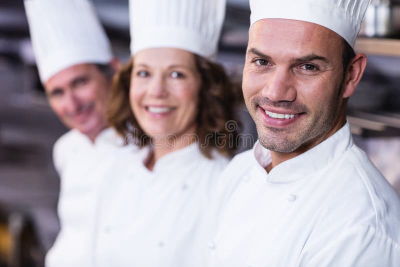 Chefs smiling stock image. Image of restaurant, group - 9761383