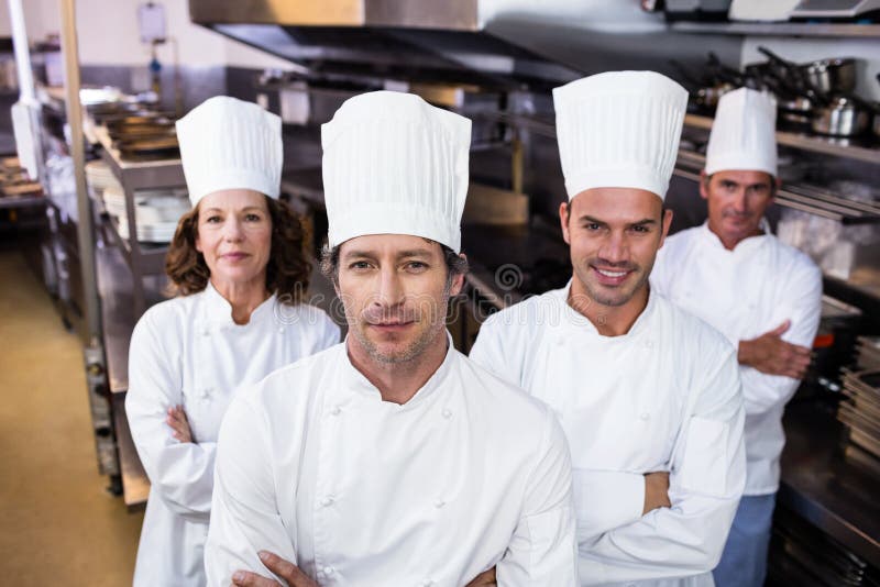 Two happy chefs stock image. Image of smiles, enthusiastically - 8560863