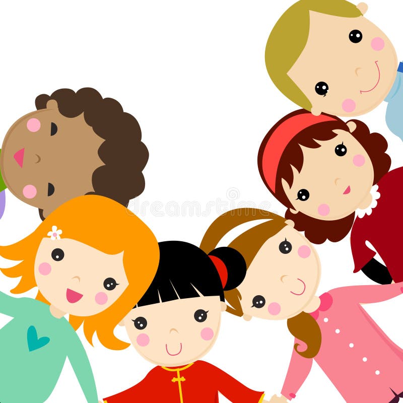 Happy children stock vector. Illustration of nice, friend - 11778790