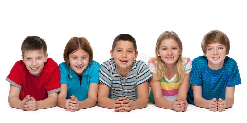 Group of happy children stock photo. Image of people - 45329500