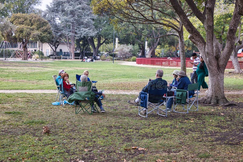 Group of Happy Elderly People Laughing and Talking Editorial Stock ...