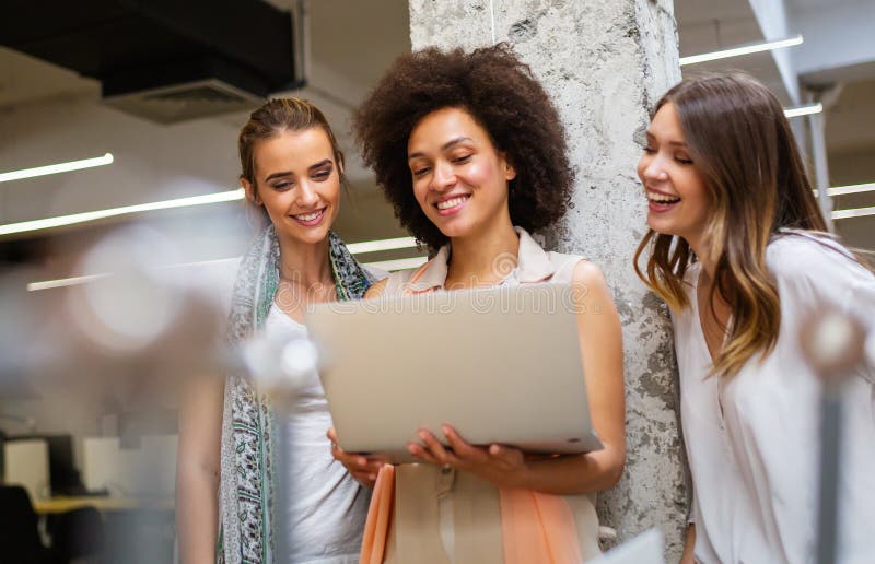 Group of Happy Multiethnic Business People Having Fun and Chatting at ... Group of Happy Multiethnic Business People Having Fun and Chatting at ...