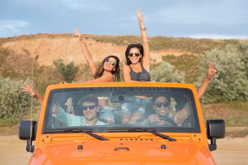 Group of Happy Multiethnic Friends Having Fun Together Stock Photo ...