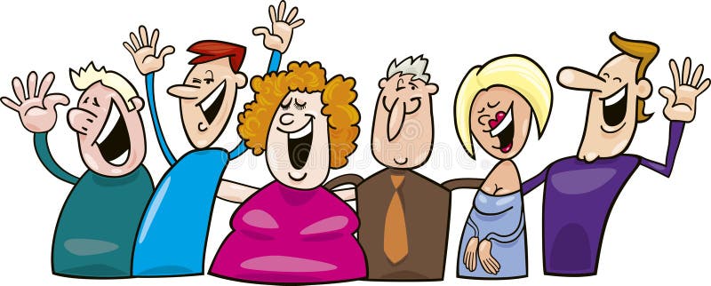 Group of laughing people stock vector. Illustration of laugh - 15280897