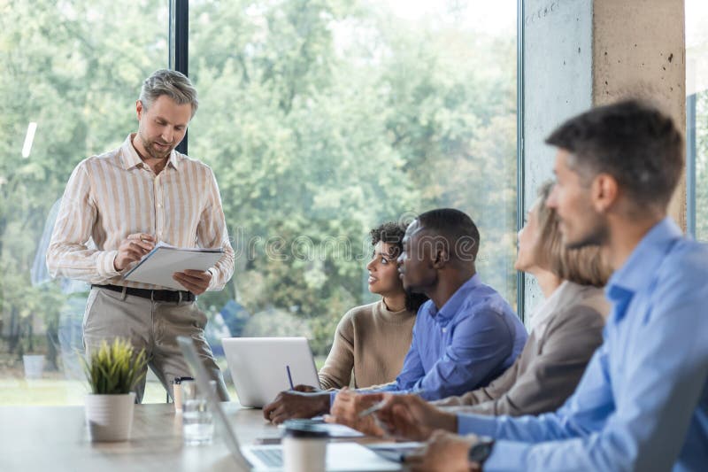 Group of Happy Progressive Business People Working on Startup Together ...