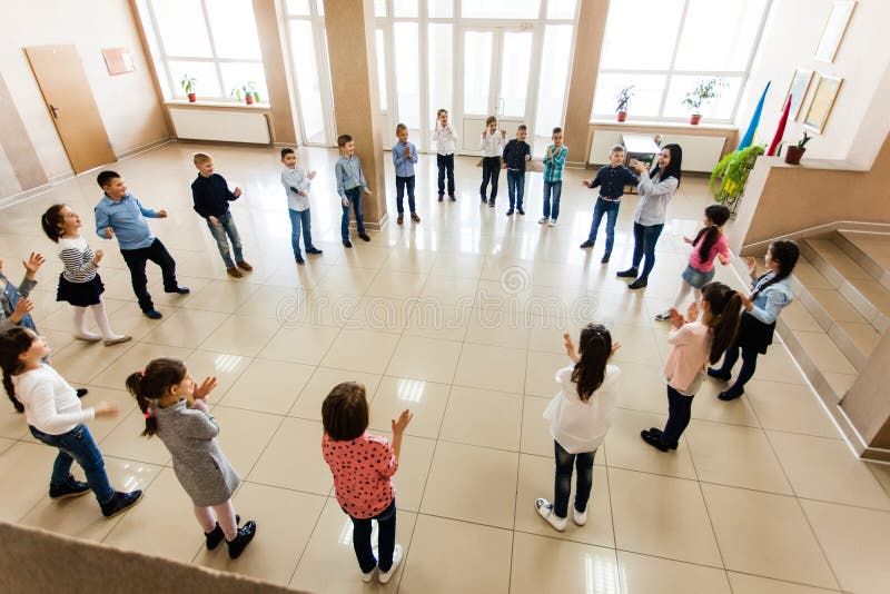 Children during break stock image. Image of friendship - 120515123