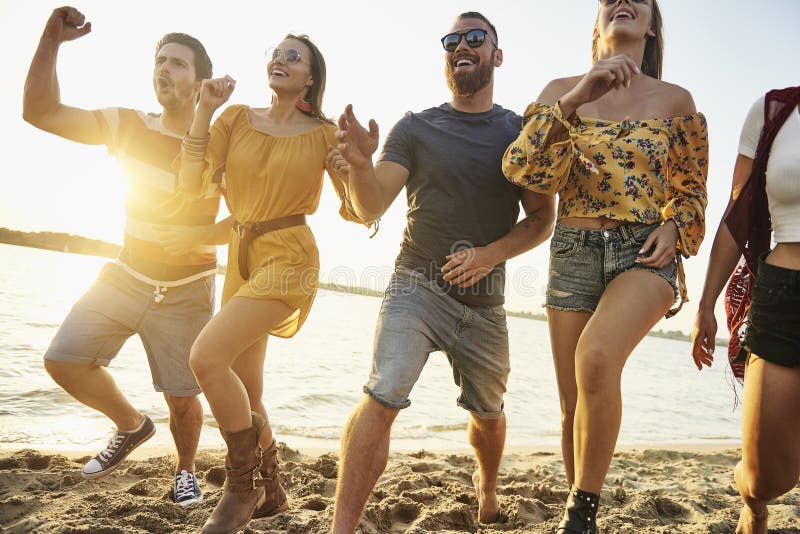 Group Of People During Sunset Picture. Image: 83015169