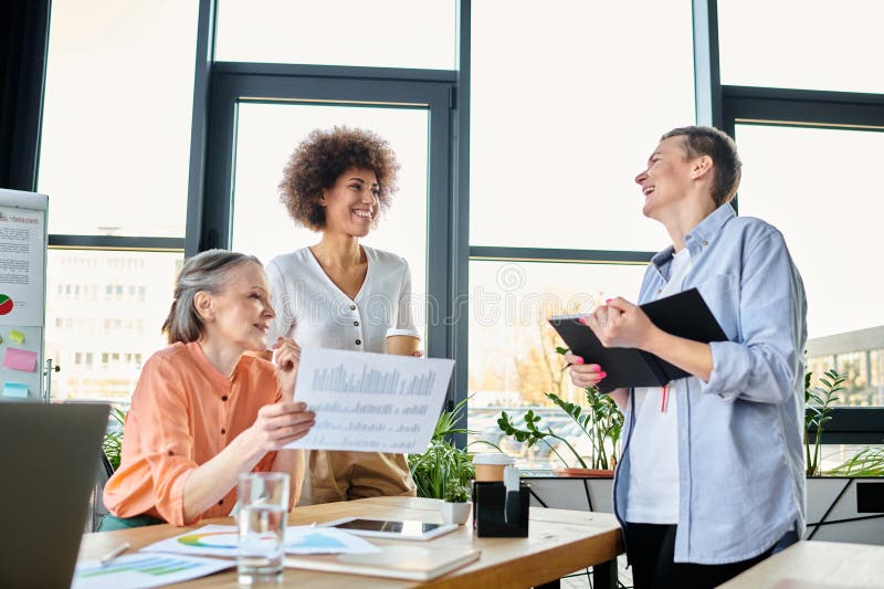 Group of Hard-working, Diverse Businesswomen Stock Image - Image of ... Group of Hard-working, Diverse Businesswomen Stock Image - Image of ...