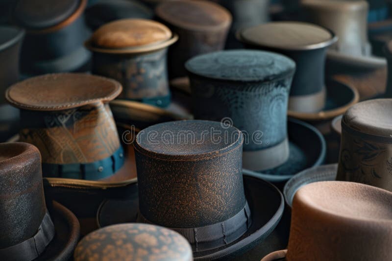 Group Hats Stacked Top Each Other Stock Photos - Free & Royalty-Free ...