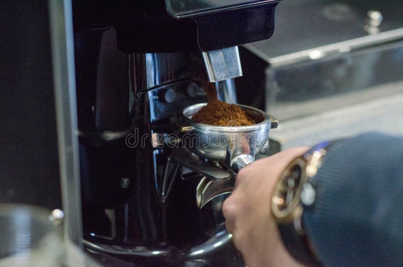 Group head coffee machine stock photo. Image of boiler - 88889900