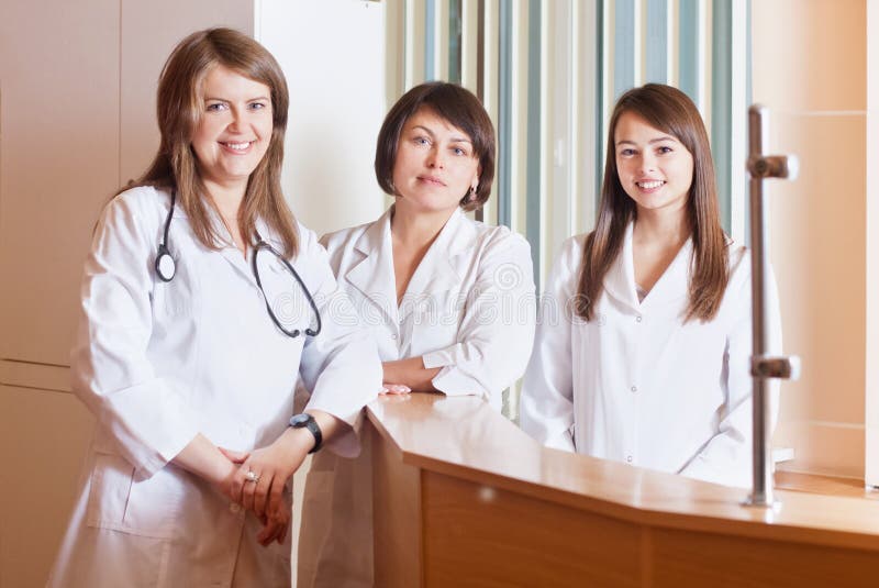 Group of Healthcare Professionals Stock Image - Image of white, smile ...