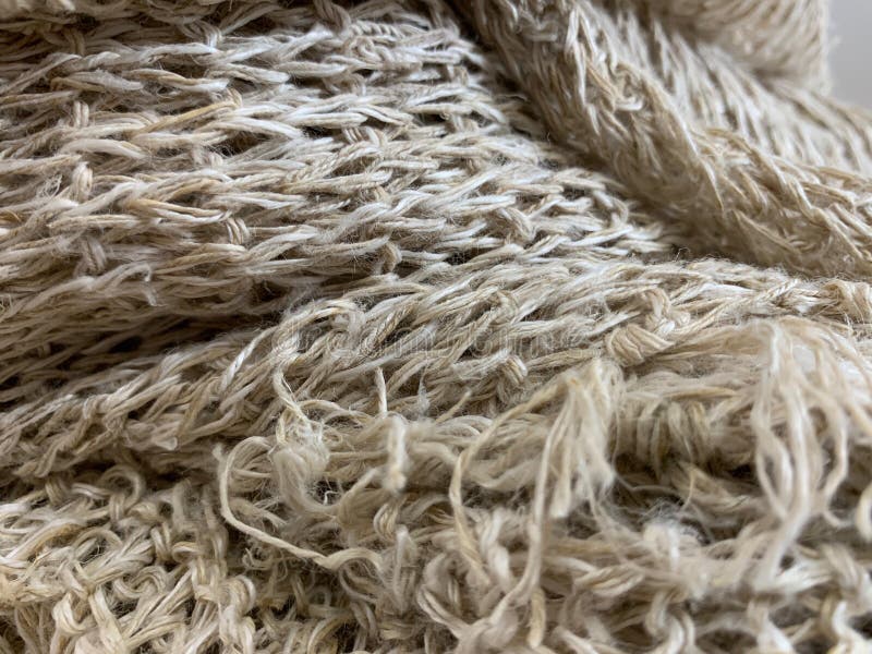 A Group of Hemp Fibers and Natural Texture for Fabric Stock Image ...