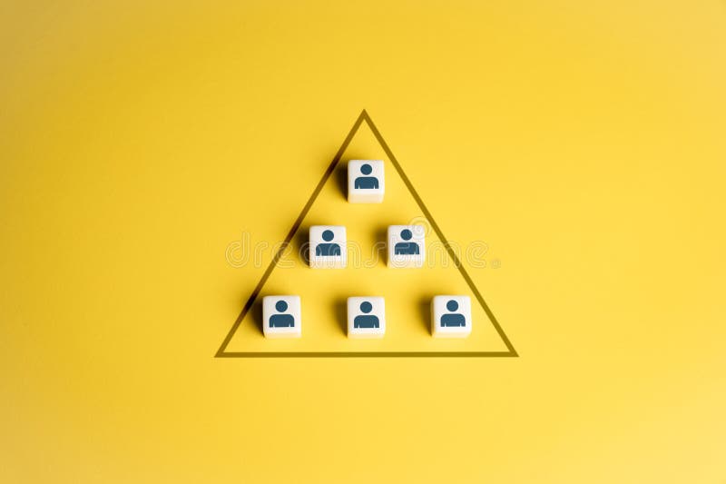 Group Hierarchy. Movement As a Team. Cooperation Teamwork Stock Photo ...