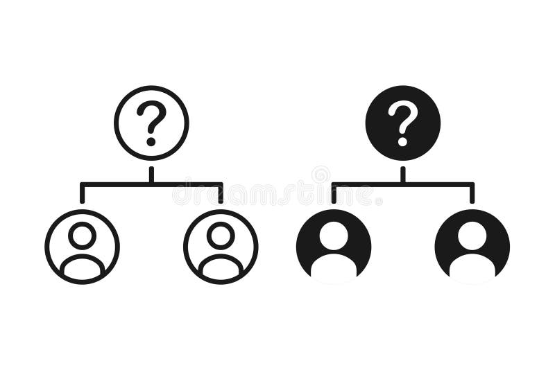 Group Hierarchy Structure. Illustration Vector Stock Vector ...