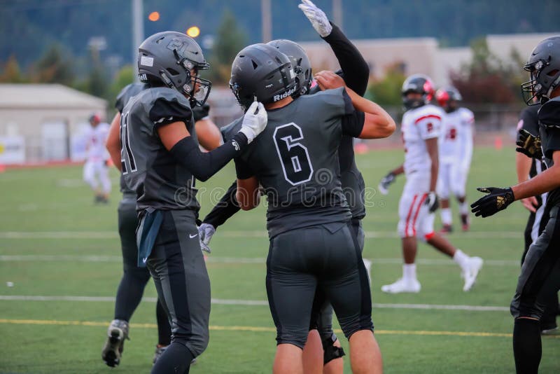 Group of High School Football Players Editorial Stock Photo - Image of ...