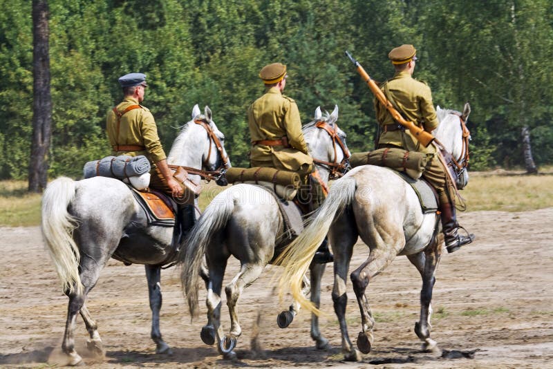 Group of Military Russian Horse Riders Editorial Image - Image of nice ...