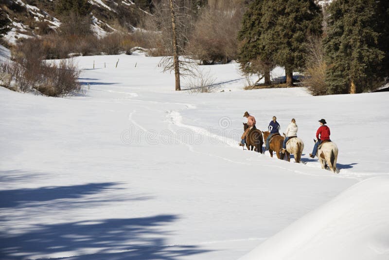 Group of Horseback Riders stock image. Image of group - 20705913