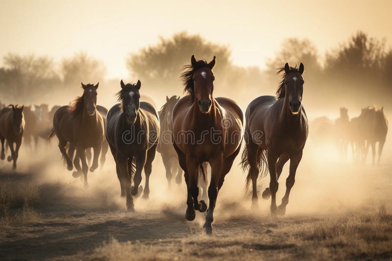 Stampede Horses Stock Illustrations – 39 Stampede Horses Stock ...