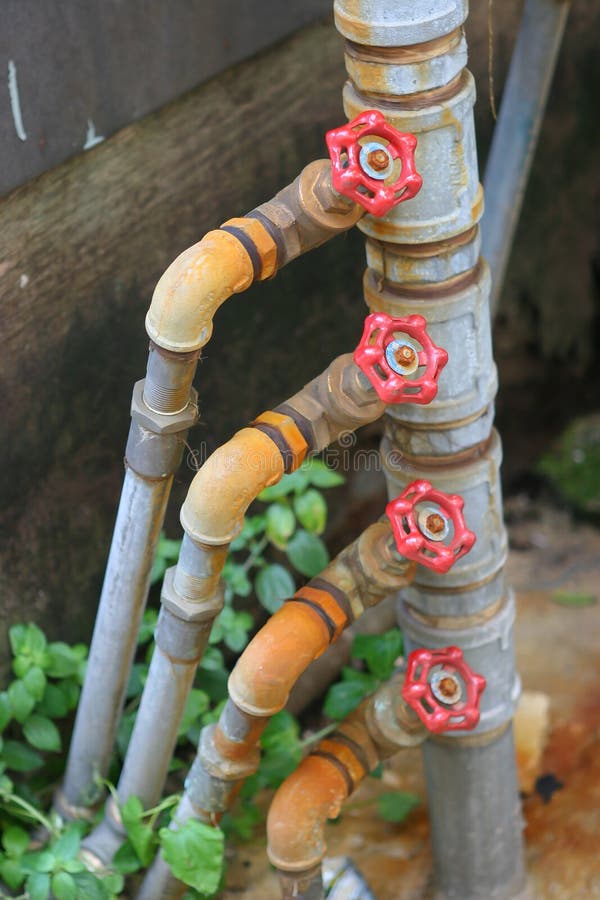 The Group of Hose Switch at Out Door 19 Sept 2005 Stock Image - Image ...