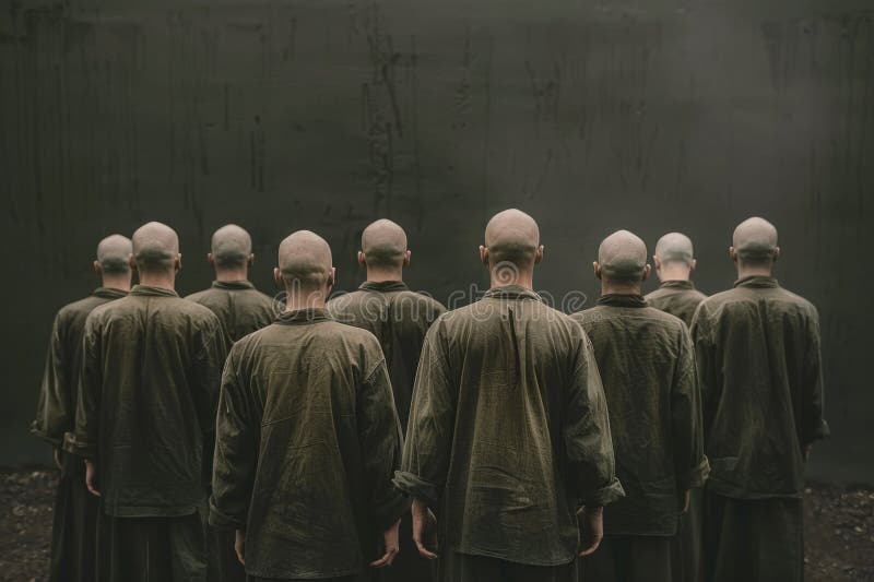 Group of Identical People Clones Stock Photo - Image of team, employees ...