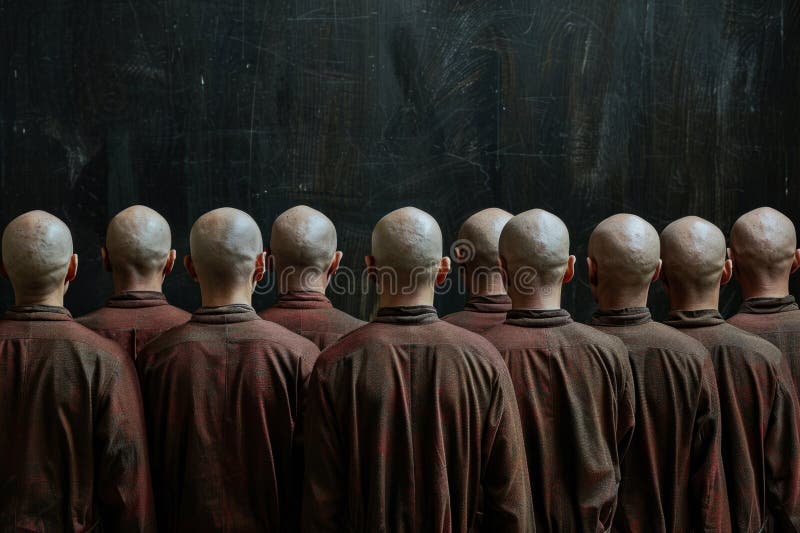 Group of Identical People Clones Stock Photo - Image of futuristic ...