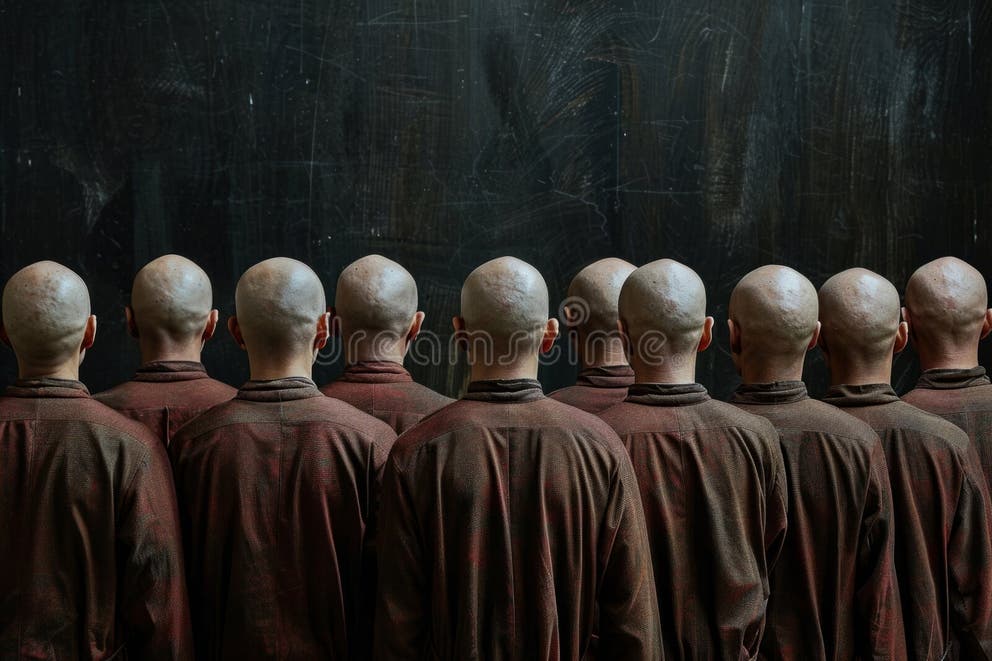 Group of Identical People Clones Stock Photo - Image of futuristic ...