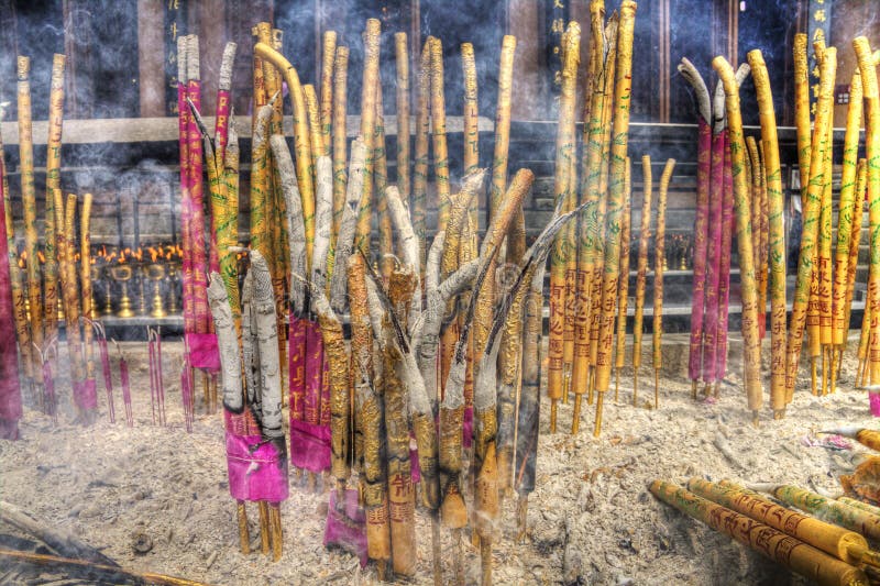 A group of incense sticks stock image. Image of aroma - 21880591