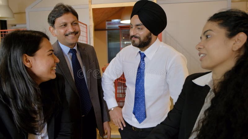 Group of Indian Co-workers Talking during the Break Stock Photo - Image ...