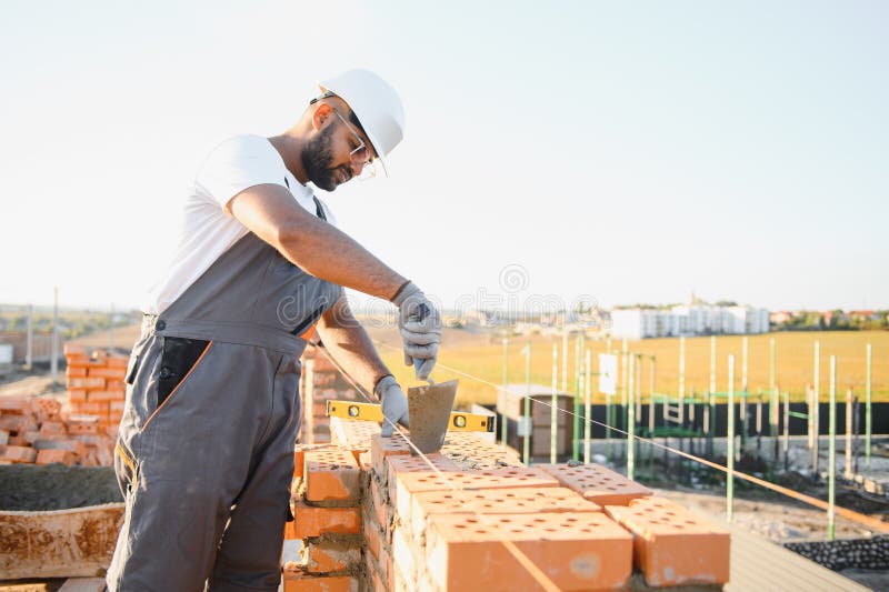Group of Indian Workers at a Construction Site Stock Photo - Image of ...