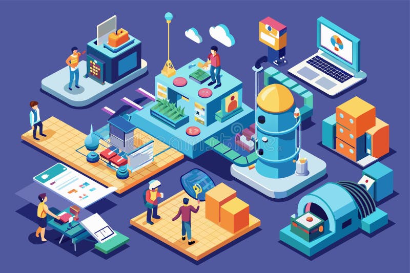 A Group of Individuals are Gathered Around a Machine, Examining and ...