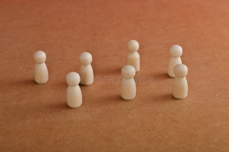 A Group of Individuals Linked by Vibrant Red Lines Forming a Circle ...