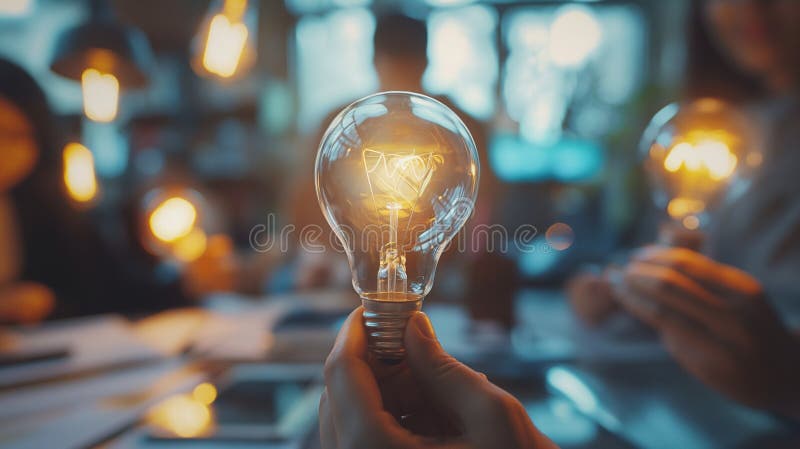 Group of Innovators Brainstorming Ideas for a Disruptive Technology ...